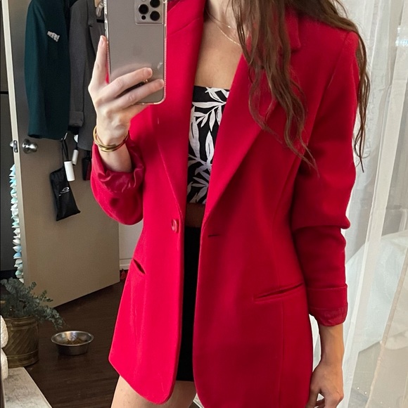 Jackets & Coats | Vintage Wool And Cashmere Red Coat Size Medium | Poshmark